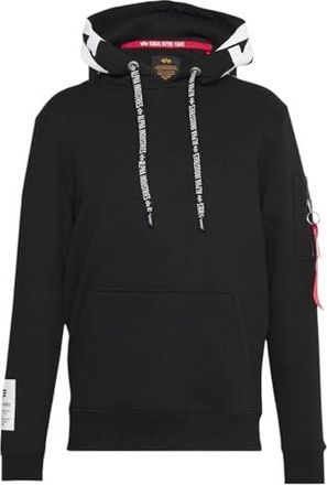 Alpha Industries Alpha Industries Indutries Alpha Hoody Sweat &agrave; Capuche pour Homme Sweatshirt, Black