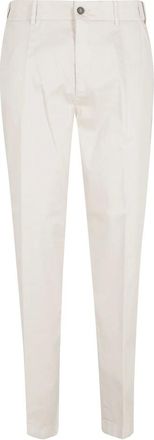 Eleventy Homme, Pantalons, Blanc, Taille: L Pantalon Chino &agrave; Taille &Eacute;lastique