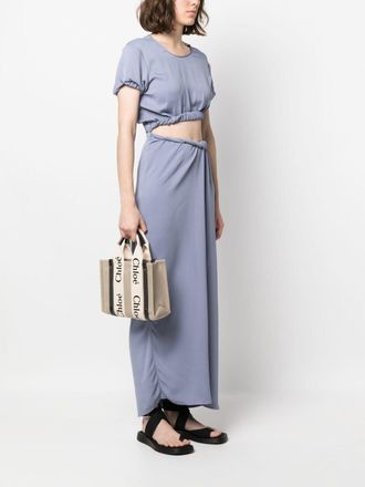Chlo&eacute; Woody Tote Bag - Beige