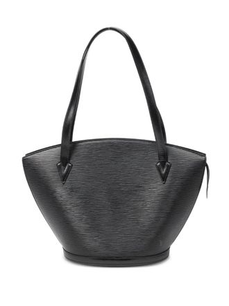 Louis Vuitton sac &agrave; main &agrave; design emboss&eacute; (ann&eacute;es 1990) - Noir