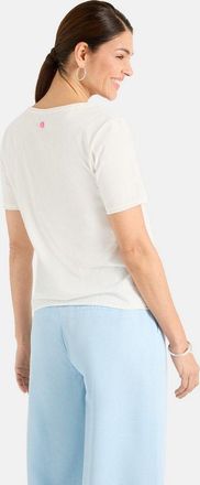 Lieblingsst&uuml;ck T-Shirt VictoriaL mit V-Ausschnitt, bedruckt