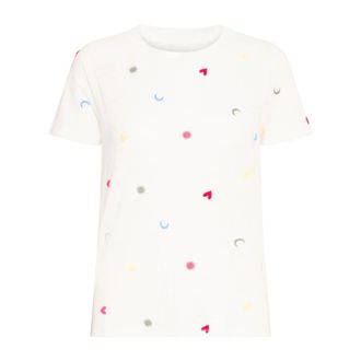 Ichi Ichi, Femme, Tops, Multicolore, Taille: 44 FR Cloud Dancer Top & T-Shirt