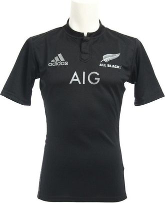 adidas Herren All Blacks Replica Spieler-Heimtrikot-schwarz Trikot, S
