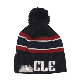 New Era Cleveland Guardians Pom Pom Beanie - - Accessories - Herren - Schwarzk - ONE SIZE