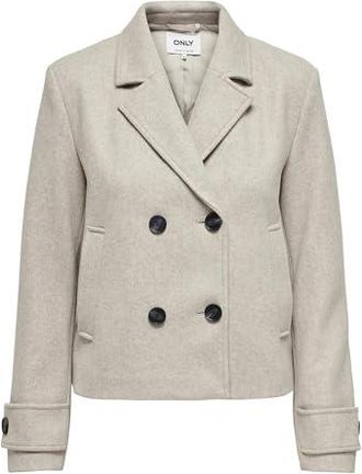 Only Onlfreja Life Short Db Jacket Otw Noos Manteau, Humus, S femme, Humus, S
