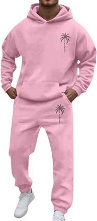 Generic Surv&ecirc;tement de sport 2026 pour homme - Ensemble complet 2 pi&egrave;ces avec sweat &agrave; capuche et pantalon de surv&ecirc;tement - Tenue athl&eacute;tique pour la marche, la