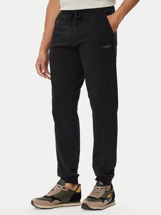 Aeronautica Aeronautica Militare Jogginghose 262PF0872UF00459 Schwarz Regular Fit