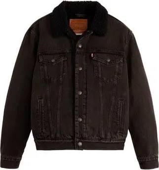 Levi's Veste en jean molletonn&eacute;e