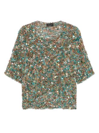 Roberto Collina pull en coton - Bleu