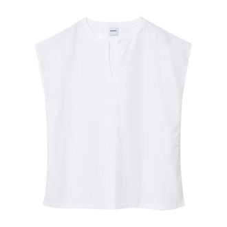 Aspesi Wei&szlig;es V-Ausschnitt Hemd - - Blouses & Shirts - Damen - Wei&szlig; - 2XS