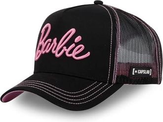 Capslab Casquette Femme Barbie, Casquette Trucker Ajustable et Originale