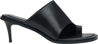 Estro & Luminara Femme, Chaussures, Noir, Taille: 37 EU Mules &agrave; talons aiguilles