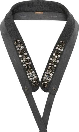 Max Mara Femme, Accessoires, Gris, Taille: ONE Size Col Palmi