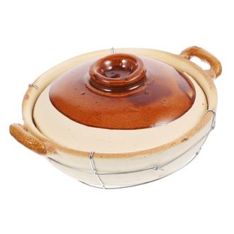 Cabilock Doppelgriff Hitzebest&auml;ndiger Kasserolle f&uuml;r Suppen und Eint&ouml;pfe Kochtopf f&uuml;r Zuhause und K&uuml;che f&uuml;r Reis Suppen und Bibimbap