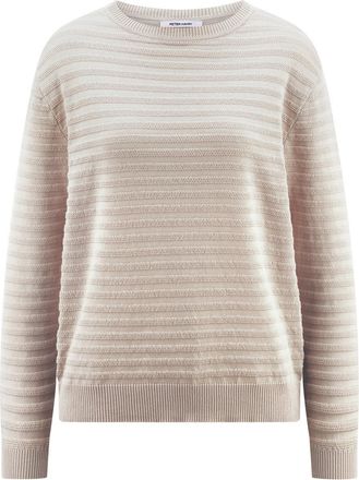 Peter Hahn Rundhals-Pullover aus 100% SUPIMA-&shy;Baumwolle Peter Hahn beige