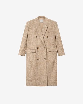 Isabel Marant Mantel Pilda - Damen - Beige - Gr&ouml;&szlig;e 34 - Marant &Eacute;toile