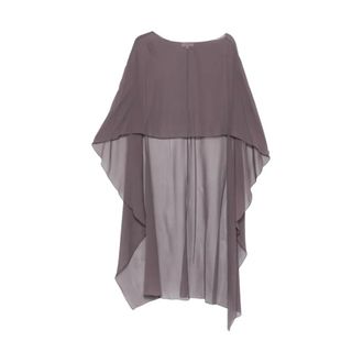 Antonelli Femme, Vestes, Violet, Taille: 38 FR Herve Boat-Neck Cape