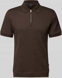 Joop Slim Fit Poloshirt mit Rei&szlig;verschluss Modell Franciscojose