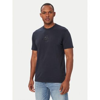 Guess T-Shirt M6YI58 K4632 Dunkelblau Regular Fit