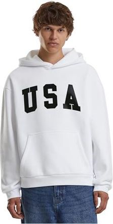Mister Tee Mt3623-usa Fluffy Hoody Maillot de surv&ecirc;tement, Blanc, M Homme