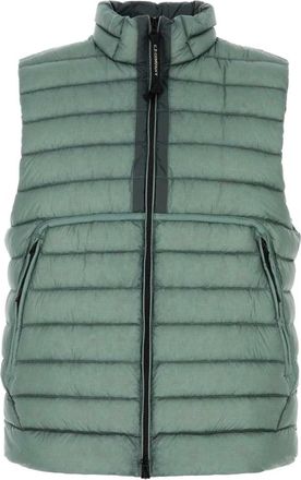 C.P. Company C.p. Company, Homme, Vestes, Vert, Taille: L Veste en duvet en nylon