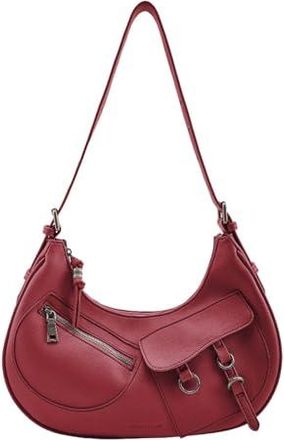 Fredsbruder sac &agrave; &eacute;paule My Bestie Shoulderbag With Pockets Real Red rouge