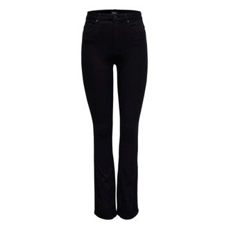 Only High Waist Bootcut Jeans - - Jeans - Damen - Schwarzk - XS L32