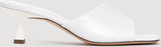 Sandro Mules mit Absatz aus Glattleder