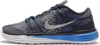 Nike Nike Lunar Caldra Laufschuhe, Herren, Schwarz/Weiß/Blau (Obsidian/Weiß-RCR Blue-PHT Bl) - Größe: 42,5 EU