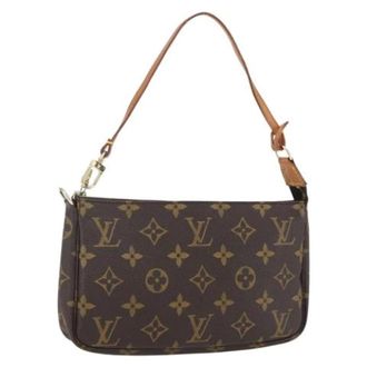 Louis Vuitton Mini sac en toile Pre-owned - Femme - Pre-owned - Brun - Taille: ONE Size