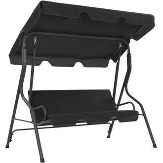vidaXL Balancelle de jardin Anthracite 170 x 110 x 153 cm Vidaxl