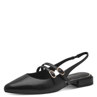 Marco Tozzi Damen Slingpumps Spitz Elegant, Schwarz (Black), 37 EU