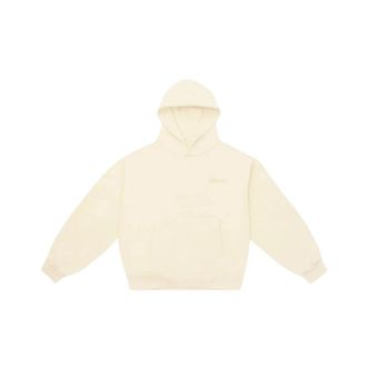 Garment Workshop Double Layer Embro Hoodie - - Sweatshirts & Hoodies - Herren - Beige - L