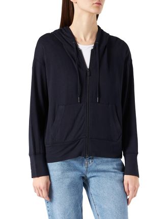 7 For All Mankind Damen JSVL6080NV Kapuzenpullover, Dark Blue, XS