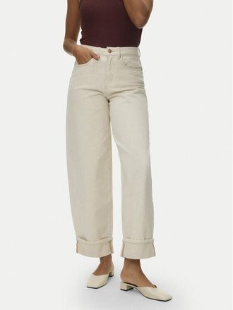 Vero Moda Jeans Zelda 10339347 Beige Wide Leg