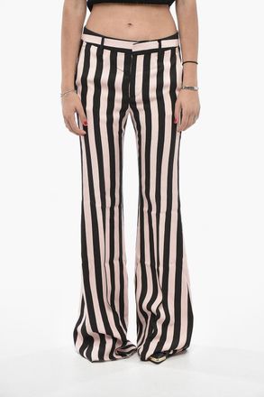 Dsquared2 Gestreifte Ausgestellte Hose Dsquared2