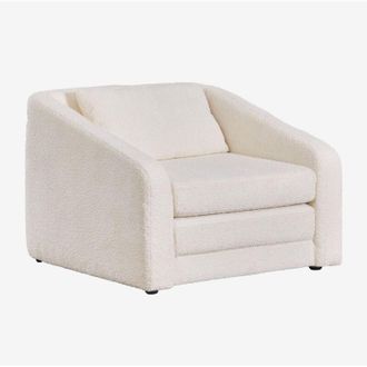 Sklum Packung mit 2 Dalila-Schlafsofas aus Boucl&eacute;-Stoff - Sklum