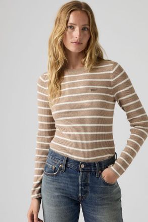 Levi's Crewneck Rib Sweater - Damen - Beige / Beige