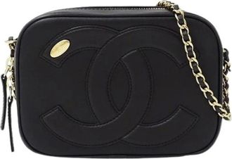 Chanel Sac bandouli&egrave;re vintage Pre-owned - Femme - Pre-owned - Noir - Taille: ONE Size