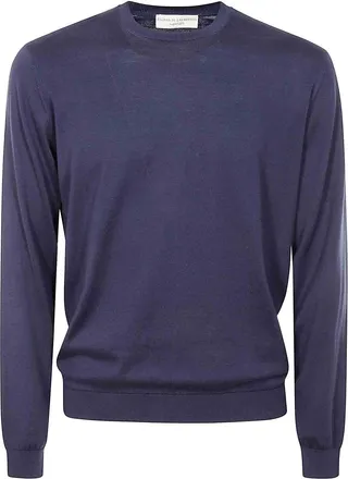 FILIPPO DE LAURENTIIS Pull Col Bateau - Bleu