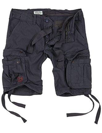 Surplus Raw Vintage Airborne Vintage Homme Cargo Shorts, Anthracite, 3XL