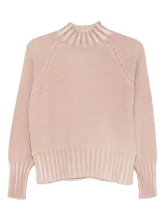 Arovescio pull à col montant - Rose