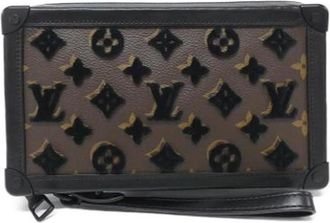 Louis Vuitton unisex, Pre-owned, Brun, Taille: ONE Size Pochette en toile enduite Pre-owned