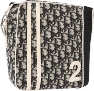Dior Pre-owned Vintage PVC Trotter Canvas Shoulder Bag - Femme - Pre-owned - Noir - Taille: ONE Size