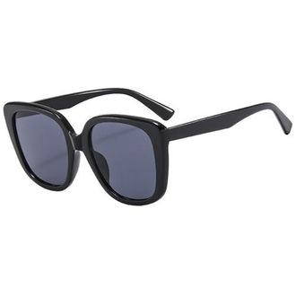 Generic Lunettes De Soleil Carr&eacute;es For Hommes Et Femmes, Id&eacute;ales For Les Sports Plein Air Accessoires D&eacute;coratifs(Black)
