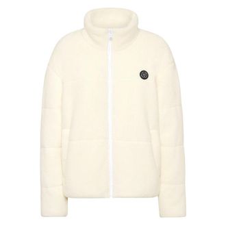 Plein Sport Femme, Vestes, Blanc, Taille: 38 FR Sherpa Puffered Jacket