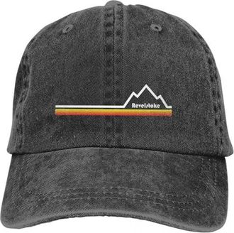 Generic Casquette de baseball d&eacute;lav&eacute;e pour homme Revelstoke Trucker Casquette snapback Chapeau de golf Chapeau de golf Cadeau