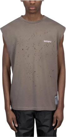 SATISFY Satisfy, Homme, Sport, Brun, Taille: L MothTech Muscle Tee