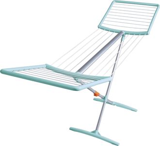 Juwel Wäscheständer Fashiondry Mint (Standtrockner mit automatischer Wäscheleinen-Spanntechnik, Trockenlänge 18 m, Aluminiumausführung) 40808