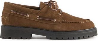 Maison Toufet Mocassins en cuir su&eacute;d&eacute;